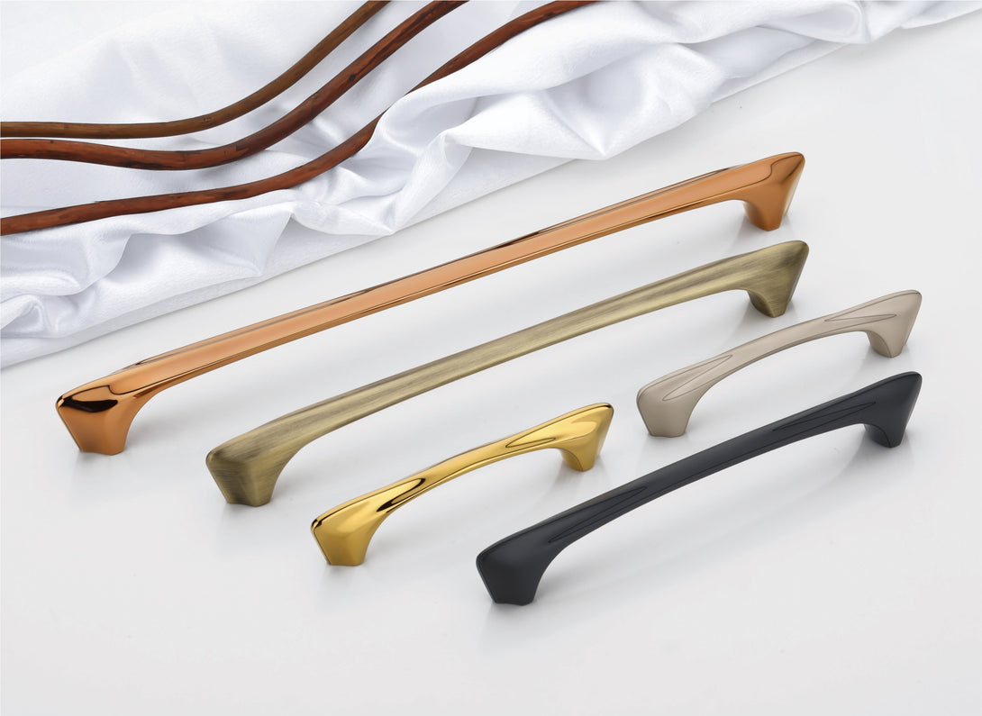 Classic Curved Cabinet & Wardrobe Handles | Durable Premium Finish ...